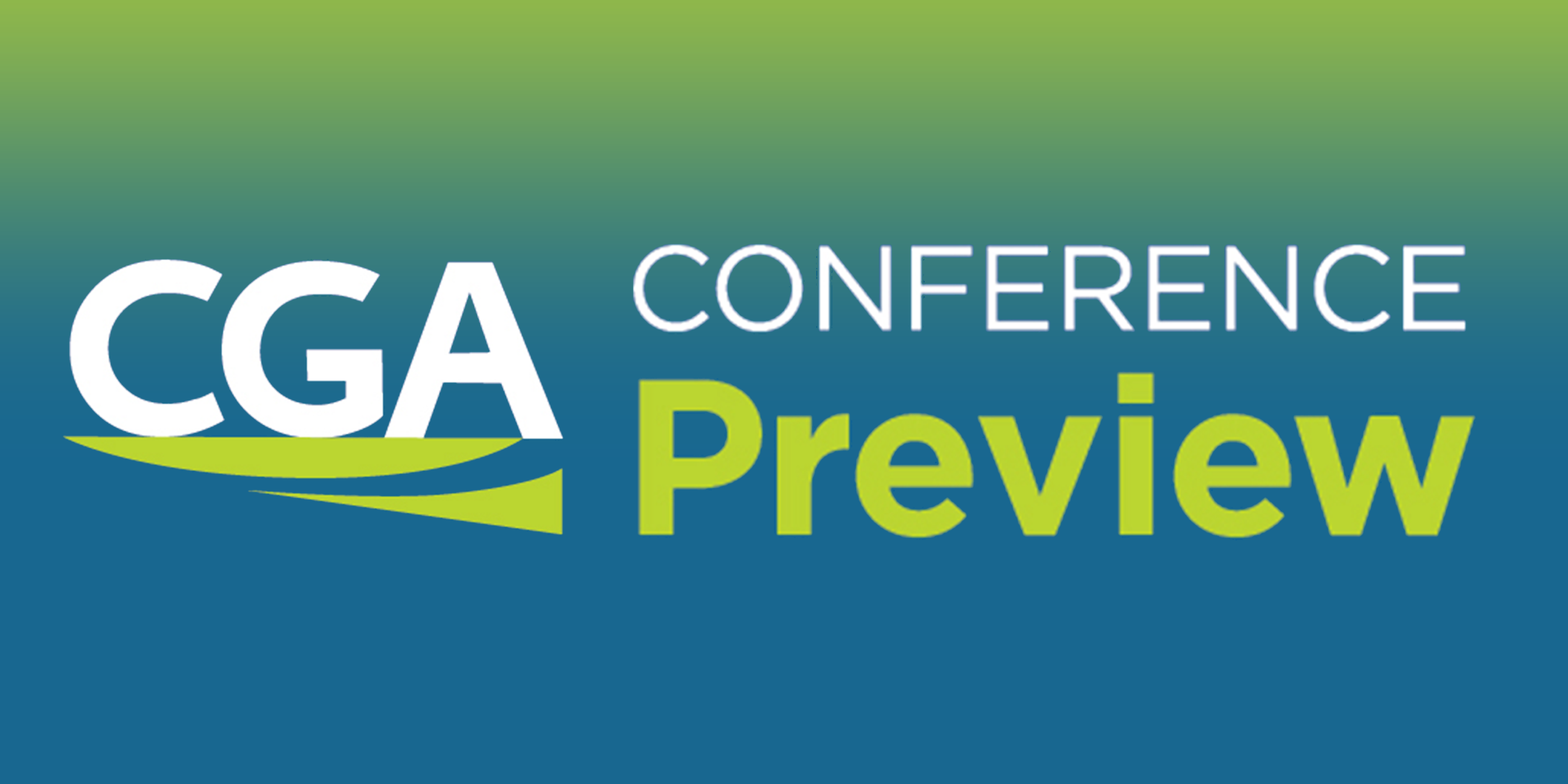 CGA Conference Preview