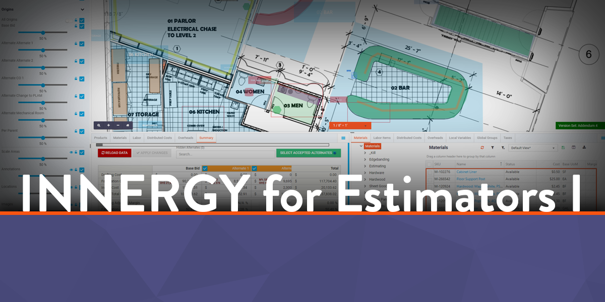 INNERGY for Estimators I